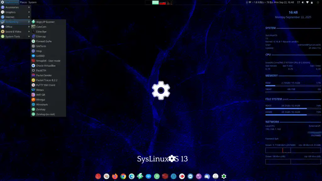 SysLinuxOS: la distribución Linux ideal para administradores de sistemas